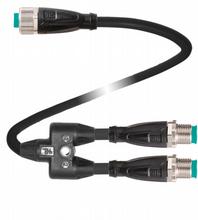 Y connection cable V1S-G-0,15-PUR-U-T-0,15-V1-G-Y